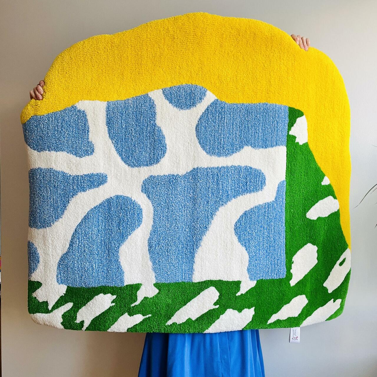 Big carpet "Cloudcow"